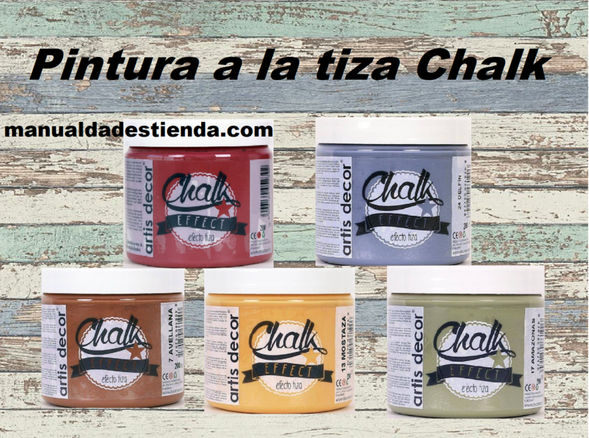 Pintura a la tiza Mate Chalk | Restauración y Decoración